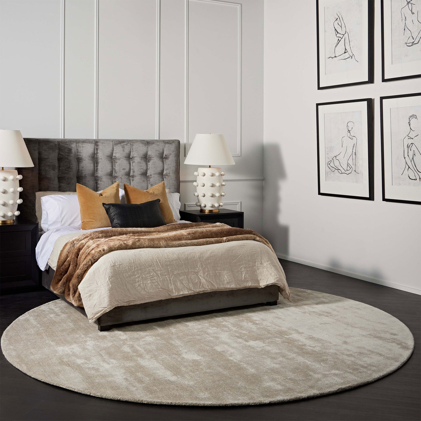 ORA Duo | Stone - Tappeti Fine Handcrafted Rugs + Carpets